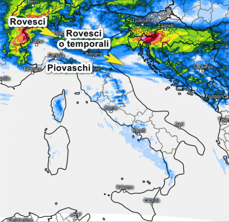 Meteo: il tempo si movimenta, arrivano anche TEMPORALI - MeteoLive.it